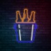 Beer Barrel Neon Sign-illusion