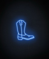 Cowboy Boot Neon Sign-illusion
