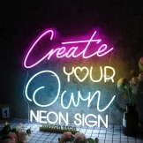 Create Your Own Neon Sign Neon Sign-illusion