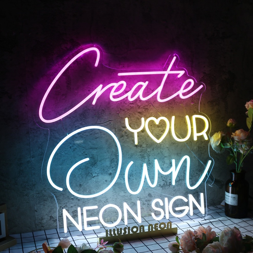Create Your Own Neon Sign Neon Sign-illusion