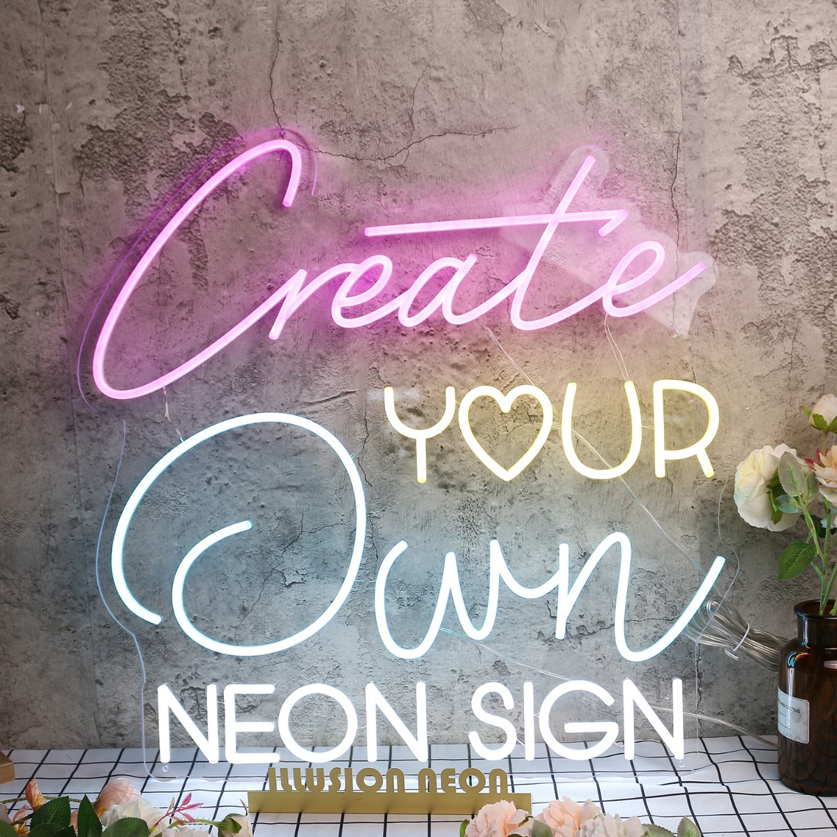 Create Your Own Neon Sign Neon Sign-illusion