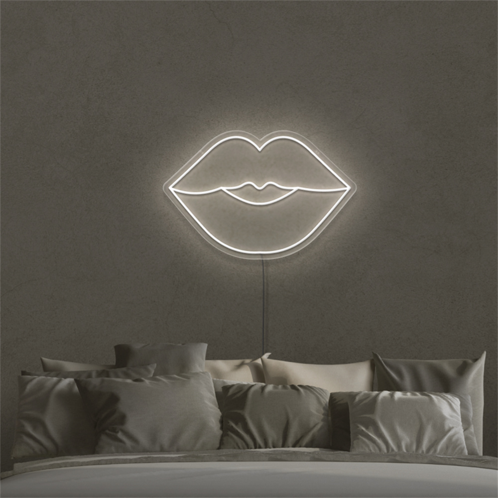 Lips LED Neon Sign Sketch and Etch Us – illusion