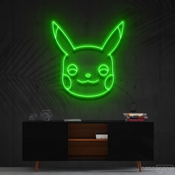 Pikachu Neon Sign-illusion