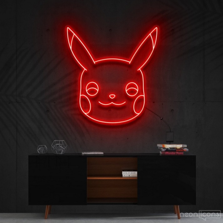 Pikachu Neon Sign-illusion