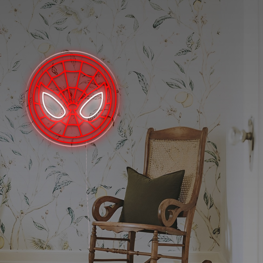 Spider Man Logo LED Neon Sign-illusion