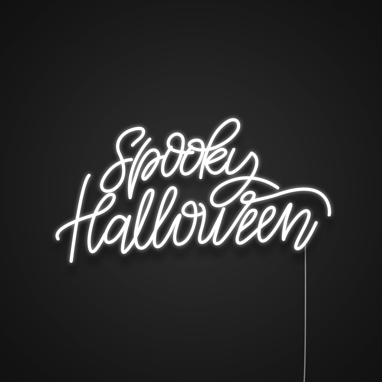 Spooky Halloween Neon Sign-illusion