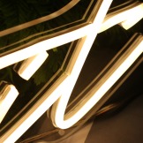 Summit Yellow Neon Sign-illusion