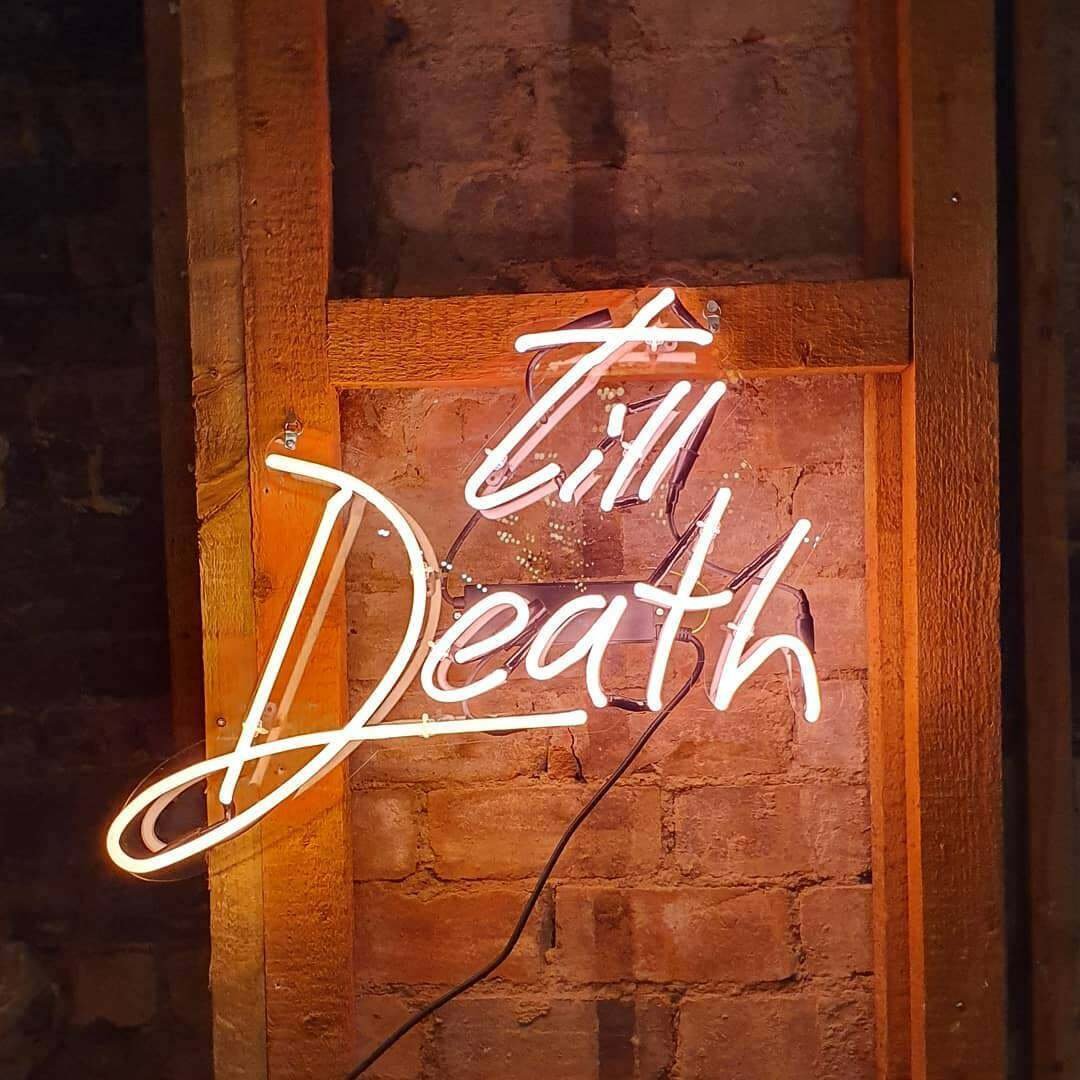 Till Death Neon Sign Light-illusion