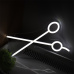 White Scissors LED Neon Sign Light – illusion