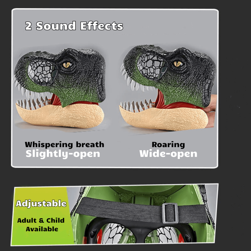 Dinosaur Cosplay Helmet Mask Halloween Props – Dinolize