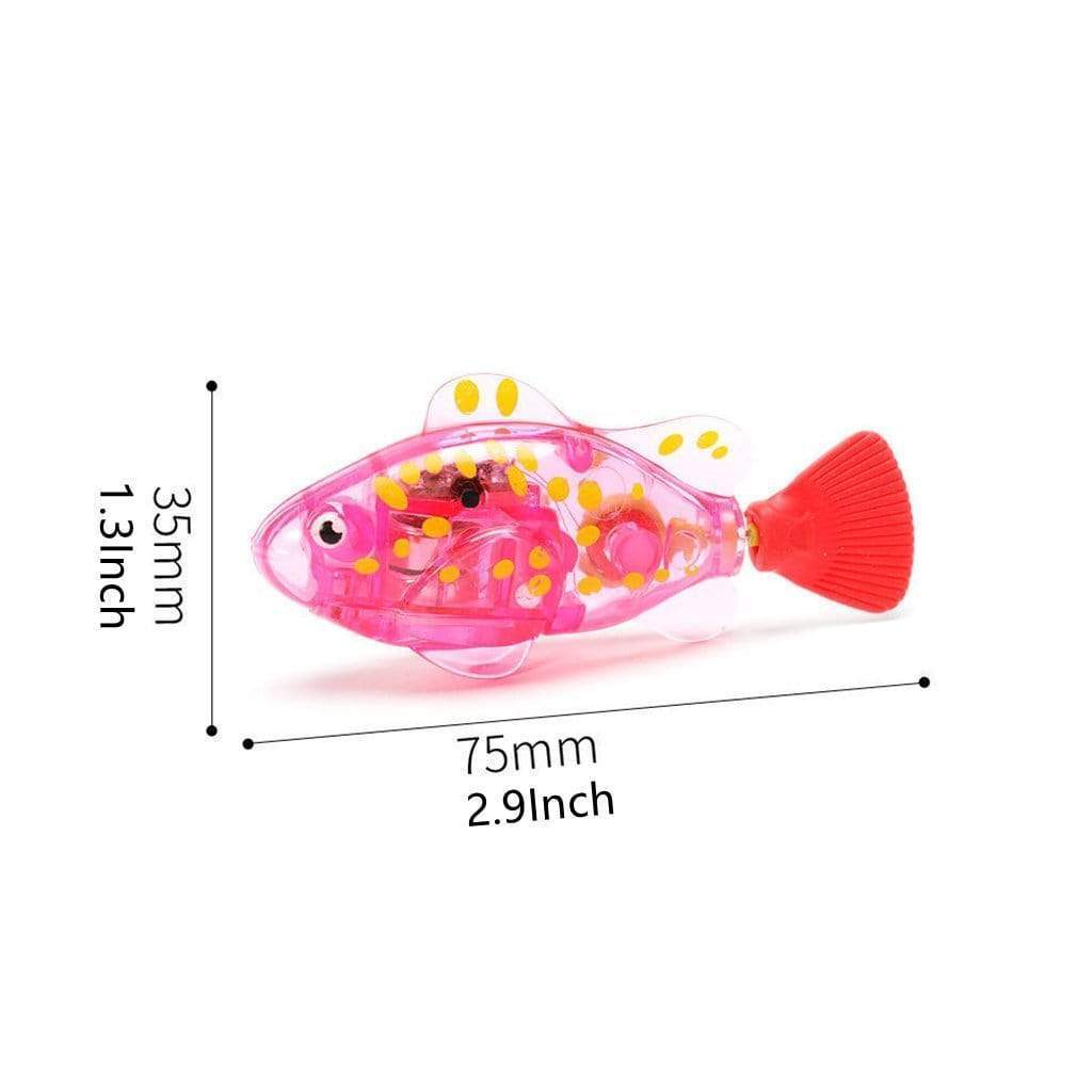 Swimming Robot Fish Toys for Kid Dog Cat Lighting Electric Fish – Dinolize
