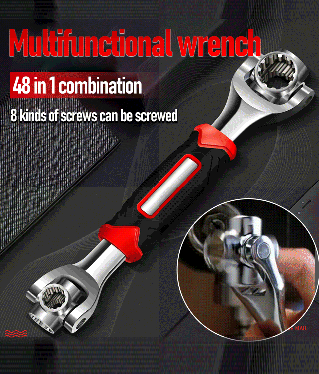 The tool is made from reinforced and hardened chrome vanadium steel ...