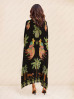 Unique Drop Shoulder Sleeve Coconut Tree Printed Dress – Likemychoice