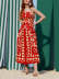 Red Open Back Sleeveless Midi Dress – Likemychoice