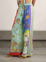 Unique Summer Fantasy Print Wide-leg Pants – Likemychoice