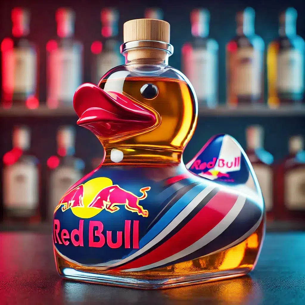 Red Bull-themed Duck Bottle