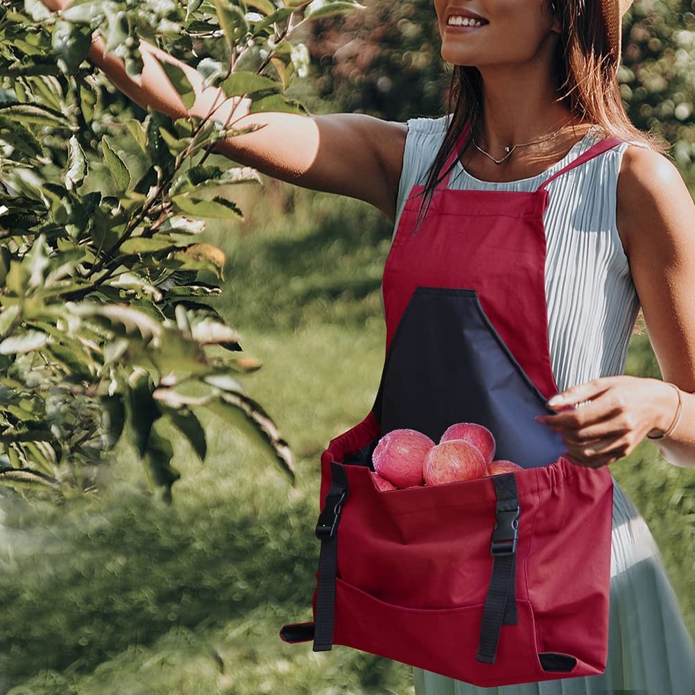 Gardening Apron With Deep Kangaroo Release Pockets – Boonw