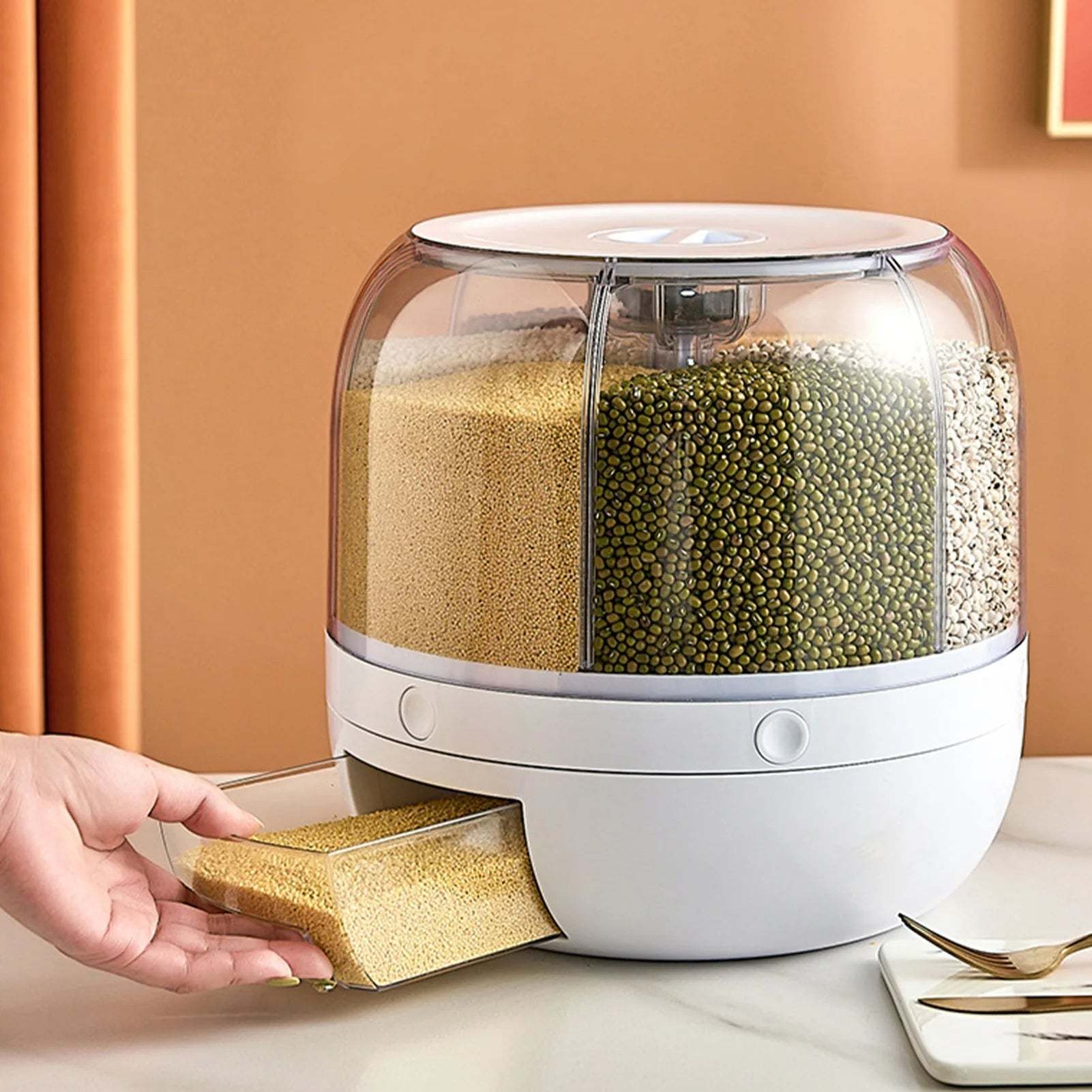 🎁Rotary Large Capacity Grain Storage Container – Boonw