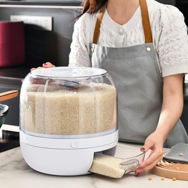 🎁Rotary Large Capacity Grain Storage Container – Boonw
