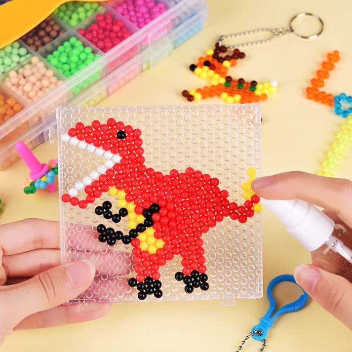 Water Mist Magic Beads: Creative DIY Puzzle Toy Set for Boys and Girls ...