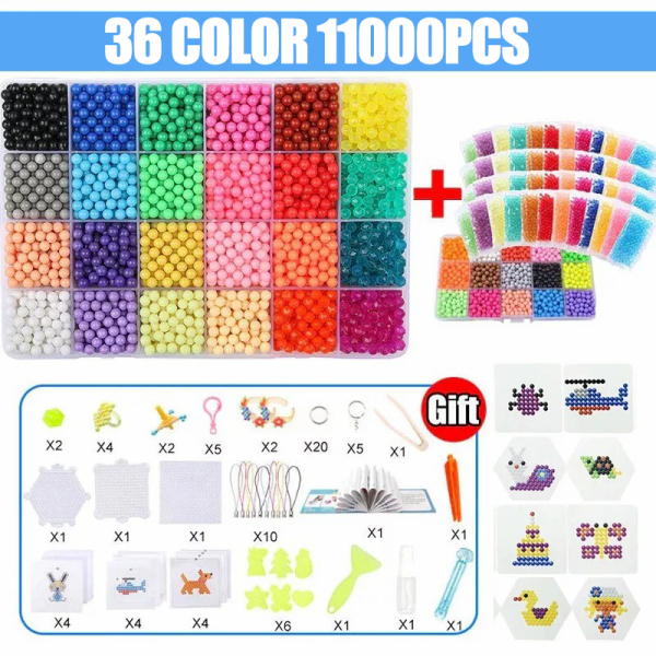 Water Mist Magic Beads: Creative DIY Puzzle Toy Set for Boys and Girls ...