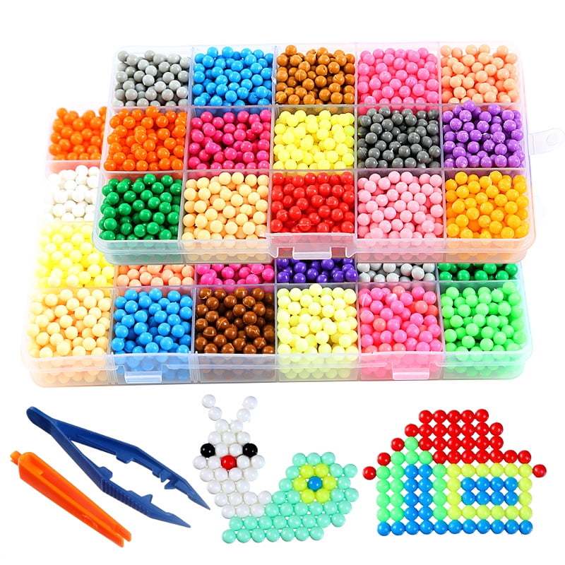 Water Mist Magic Beads: Creative DIY Puzzle Toy Set for Boys and Girls ...
