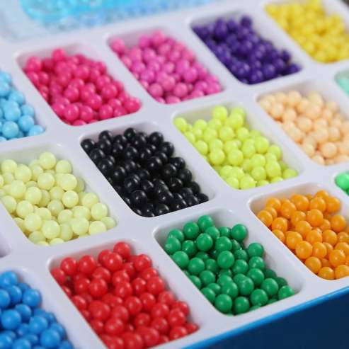 Water Mist Magic Beads: Creative DIY Puzzle Toy Set for Boys and Girls ...