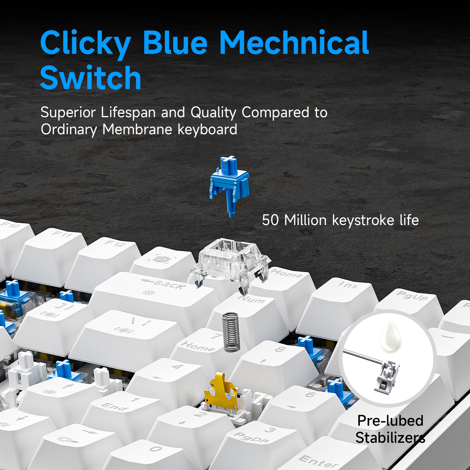 Kemove K68se Angel Gaming Mechanical Keyboard – KEMOVE