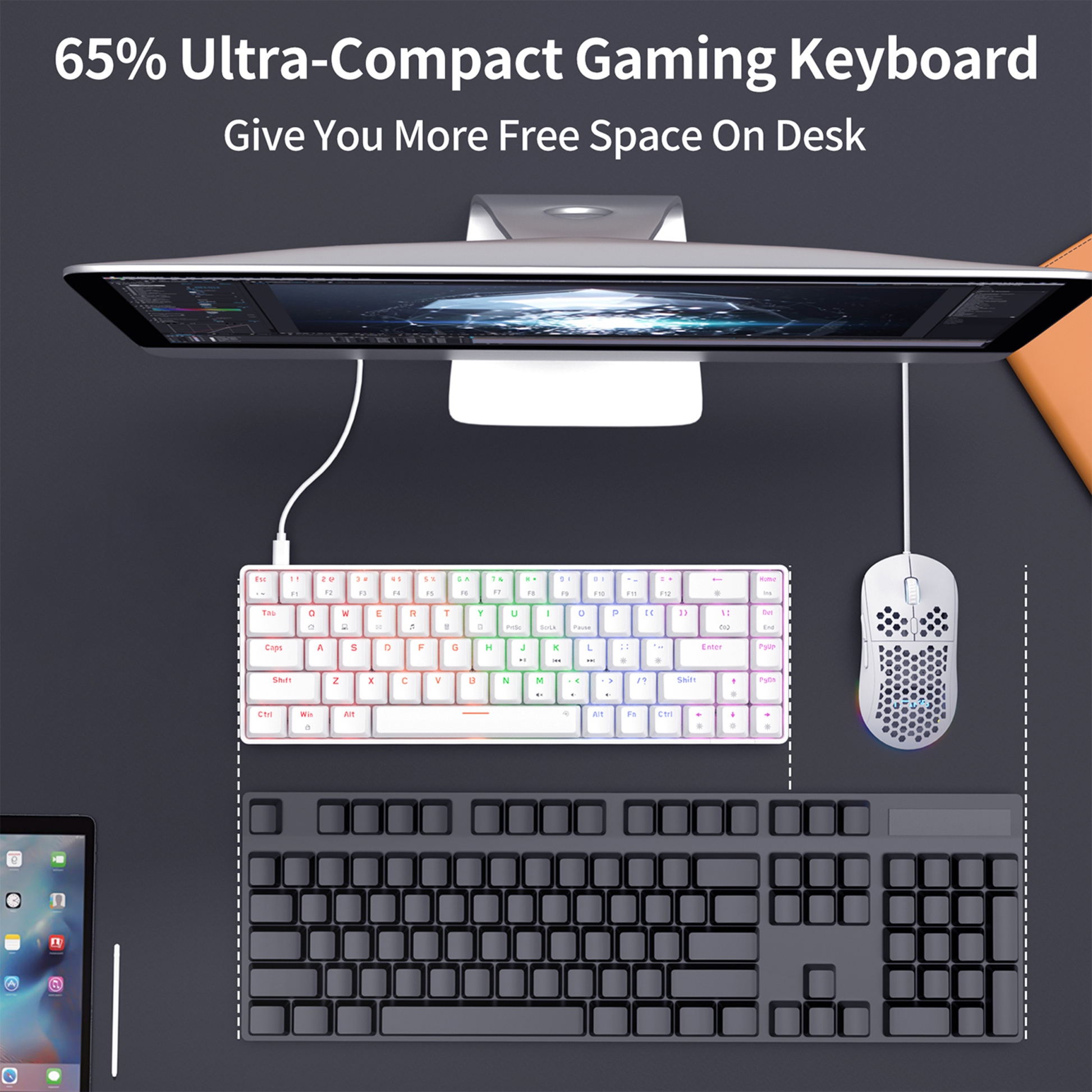 DIERYA T68SE 60% Gaming Mechanical Keyboard – KEMOVE