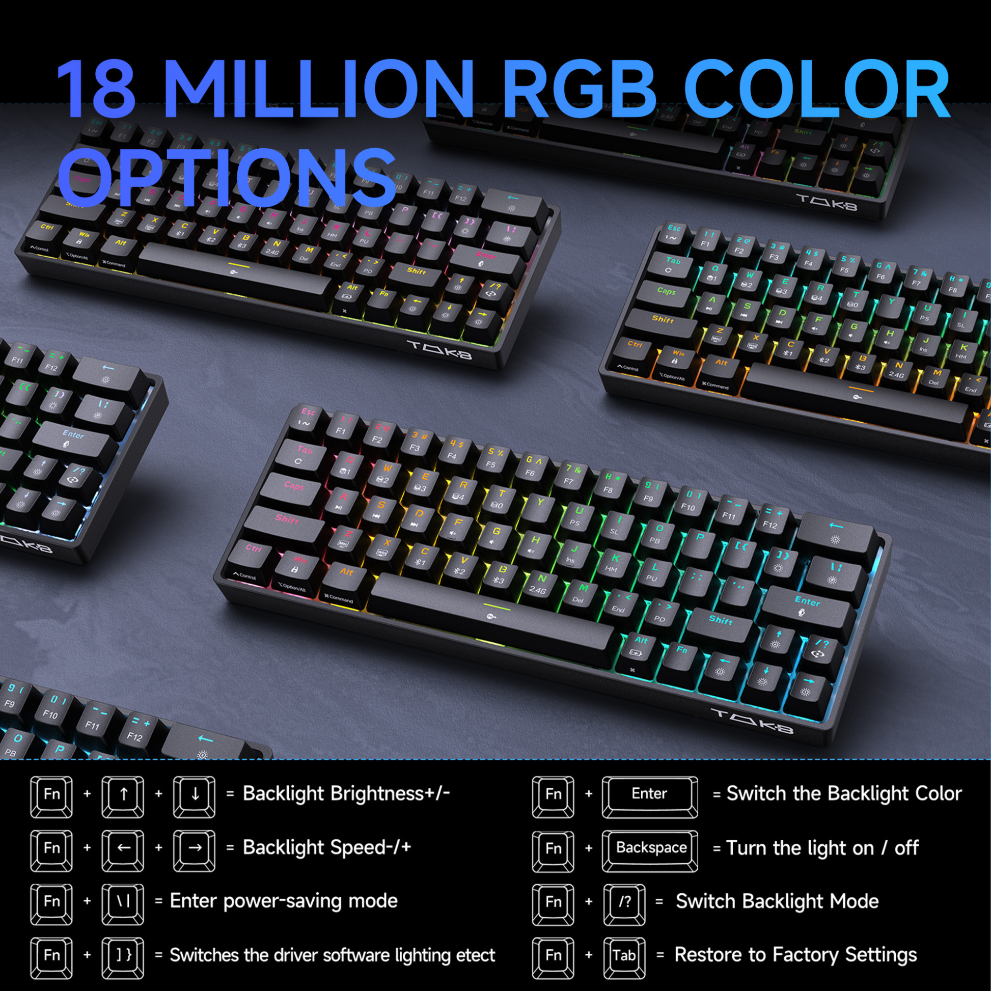 DIERYA T63 60% Wireless Mechanical Gaming Keyboard – KEMOVE