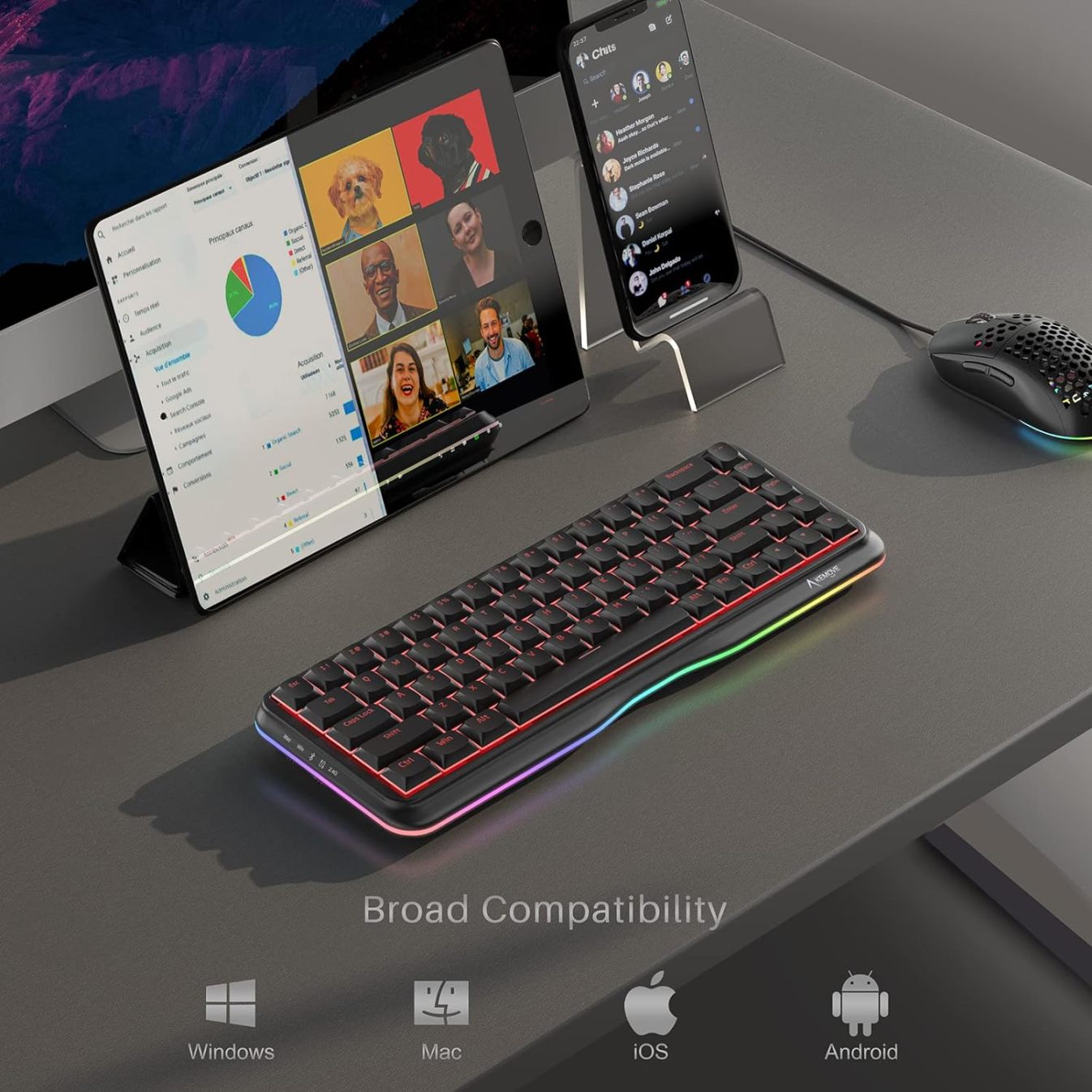 Kemove K68 Wireless Keyboard| 68 Keys Mechanical Keyboard – KEMOVE
