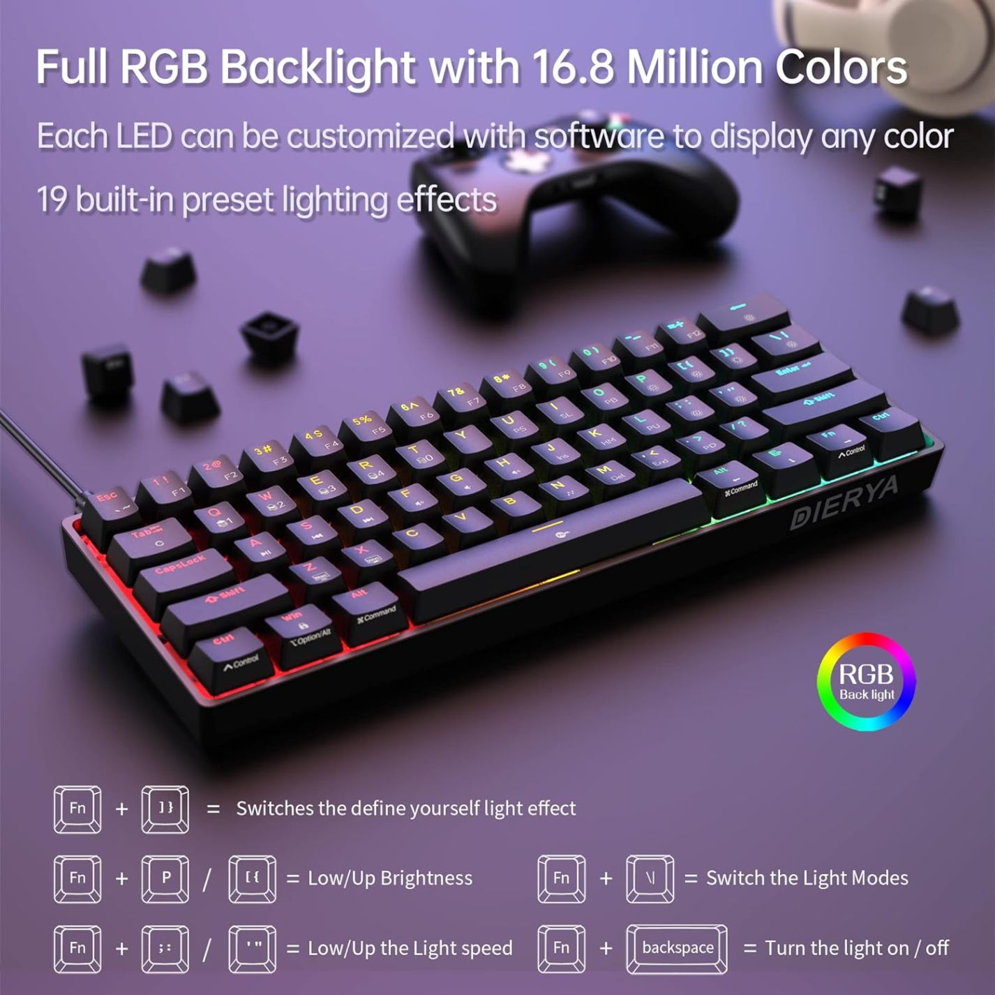 DIERYA DK61E Mechanical Gaming Keyboard – KEMOVE