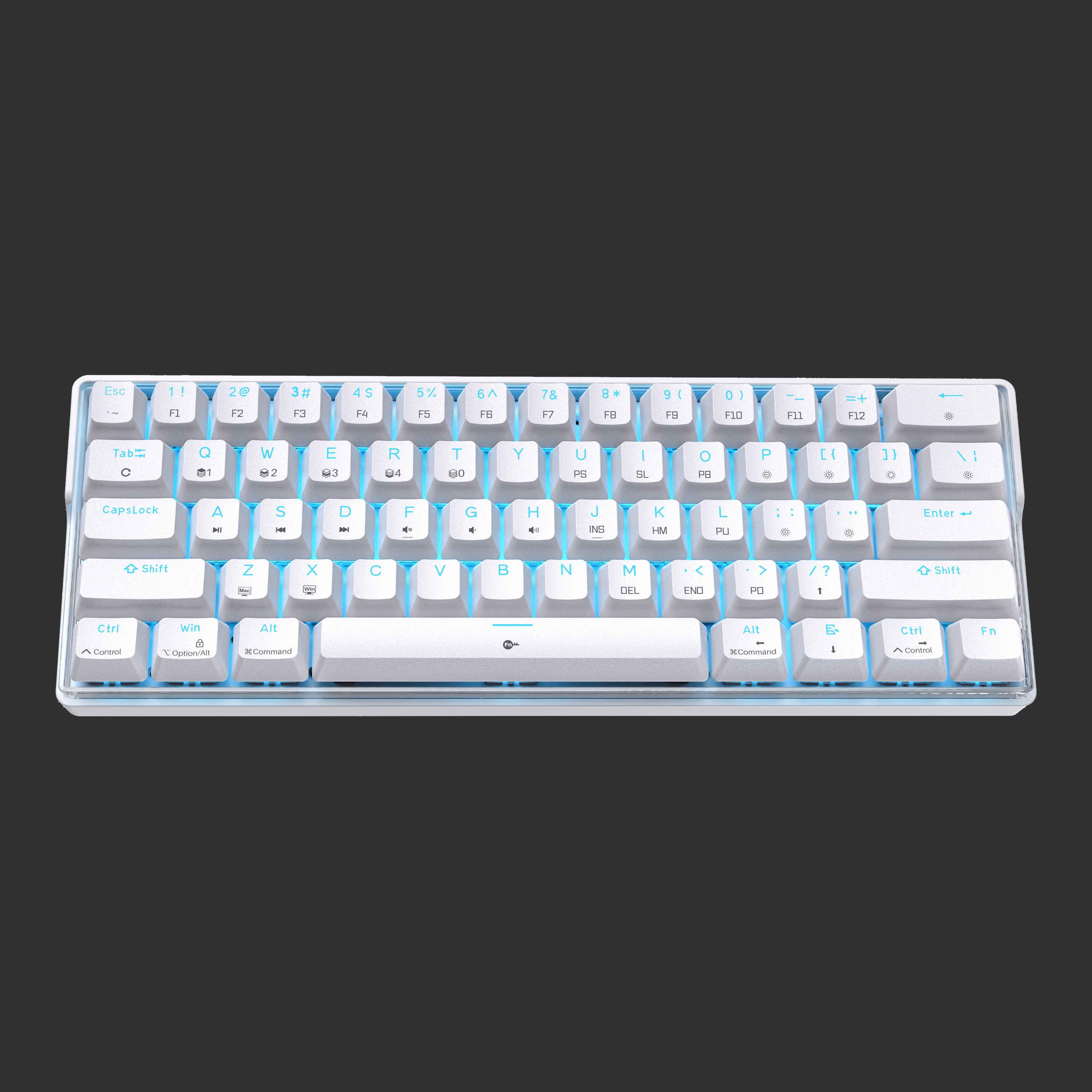 Kemove K61se Snowfox Mechanical Keyboard| 60% Minimal Layout – KEMOVE