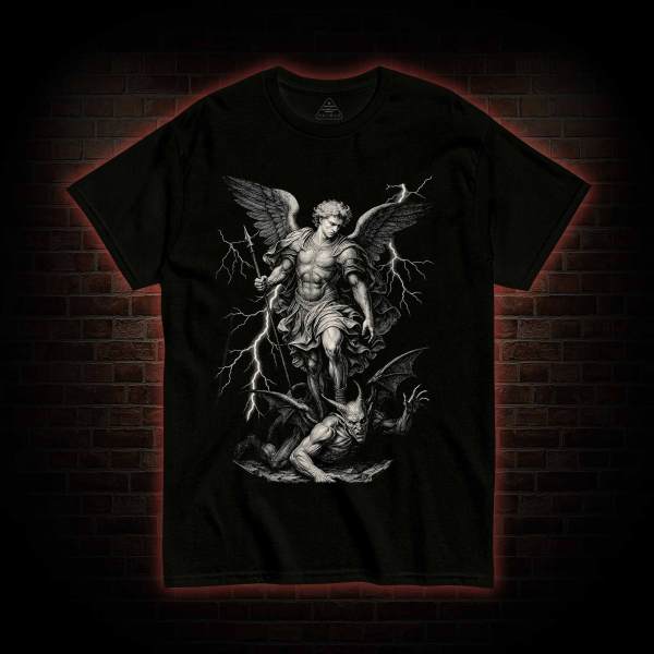 Saint Michael Archangel T-shirt – nerdywave