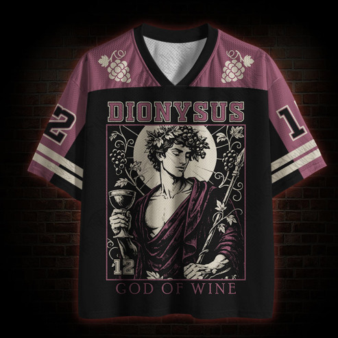 God of Wine Greek mythology Mesh Jersey – nerdywave
