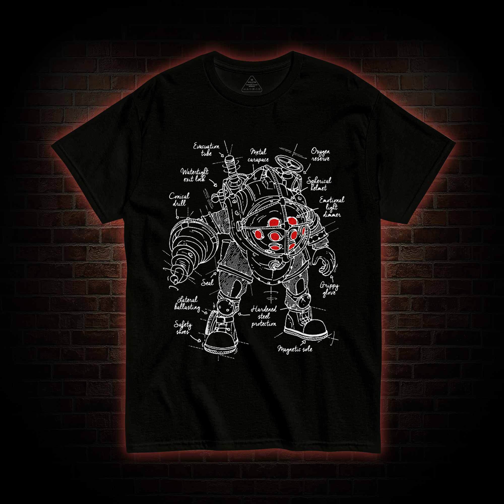 Deep-Sea Armor T-shirt – nerdywave