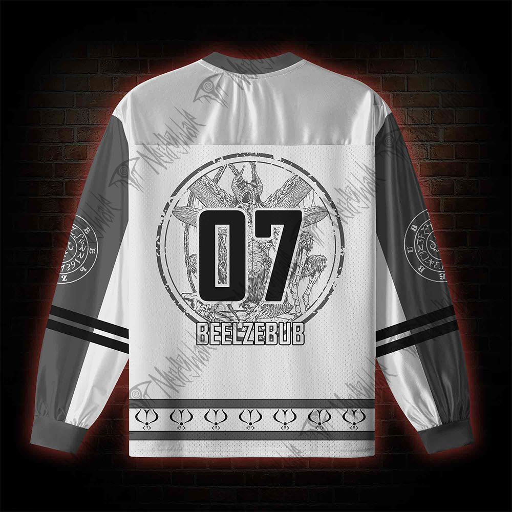 Beelzebub V-Neck Long Sleeve Jersey – nerdywave