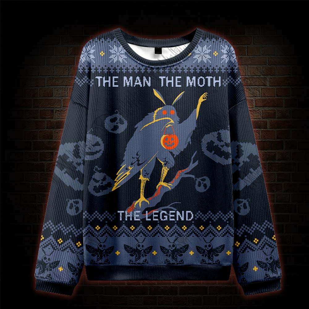 The Man The Moth The Legend Ugly Sweater – nerdywave