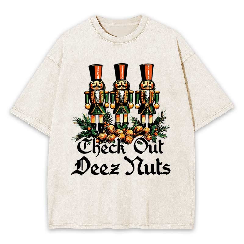 Check Out Deez Nuts Washed T-shirt – nerdywave