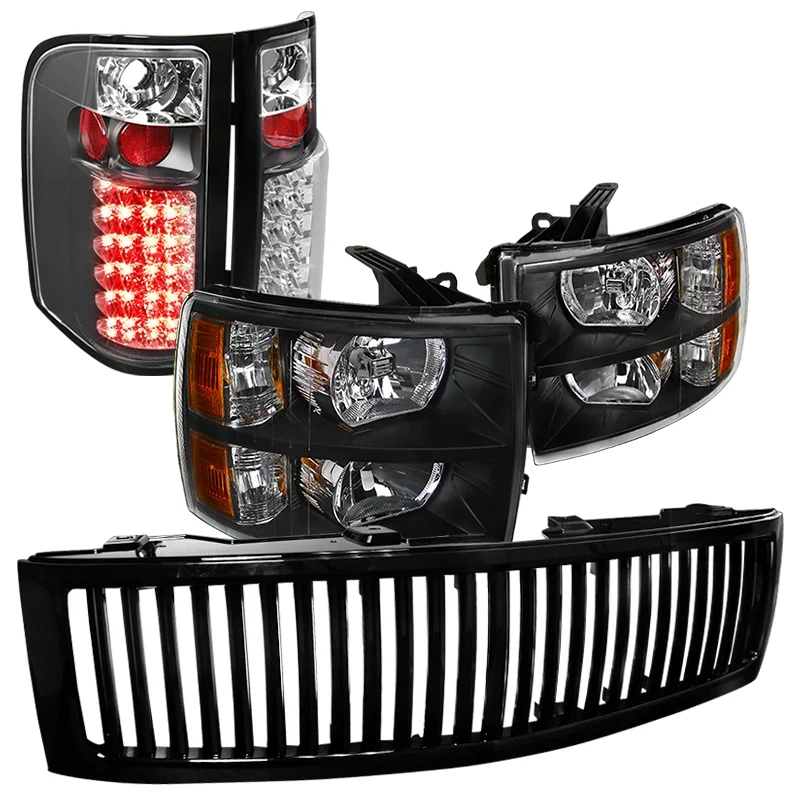 Spec-D Tuning Compatible with 2007-2013 Chevy Silverado 1500 Pickup Cr ...