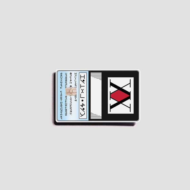 HxH License Card Sticker