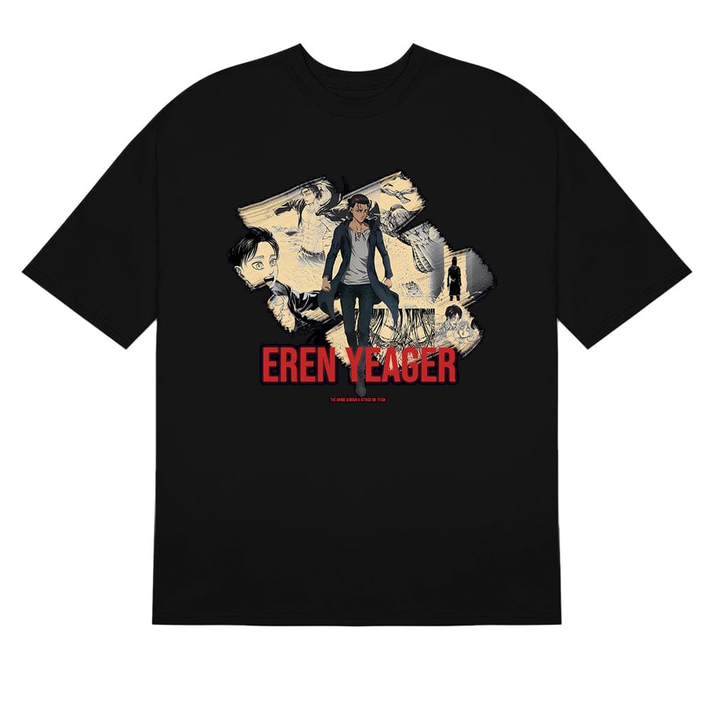 Epic Eren Yeager Manga Panel Attack on Titan T-Shirt - Stylish Anime A