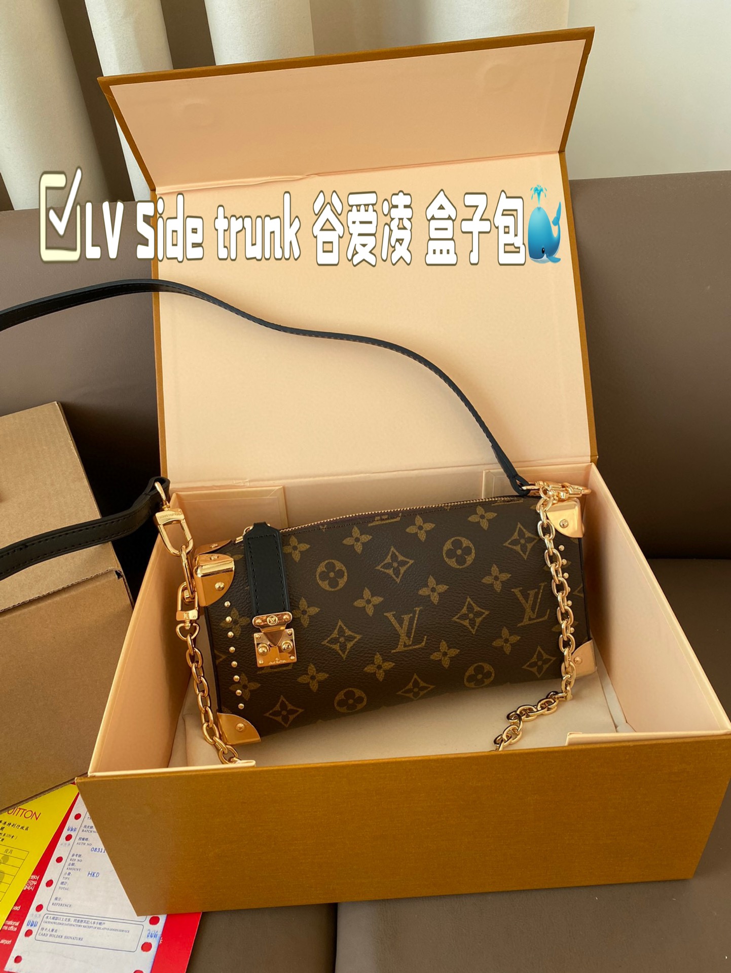 Louis new arrival 2025 Side trunk bag size: 23*12 cm