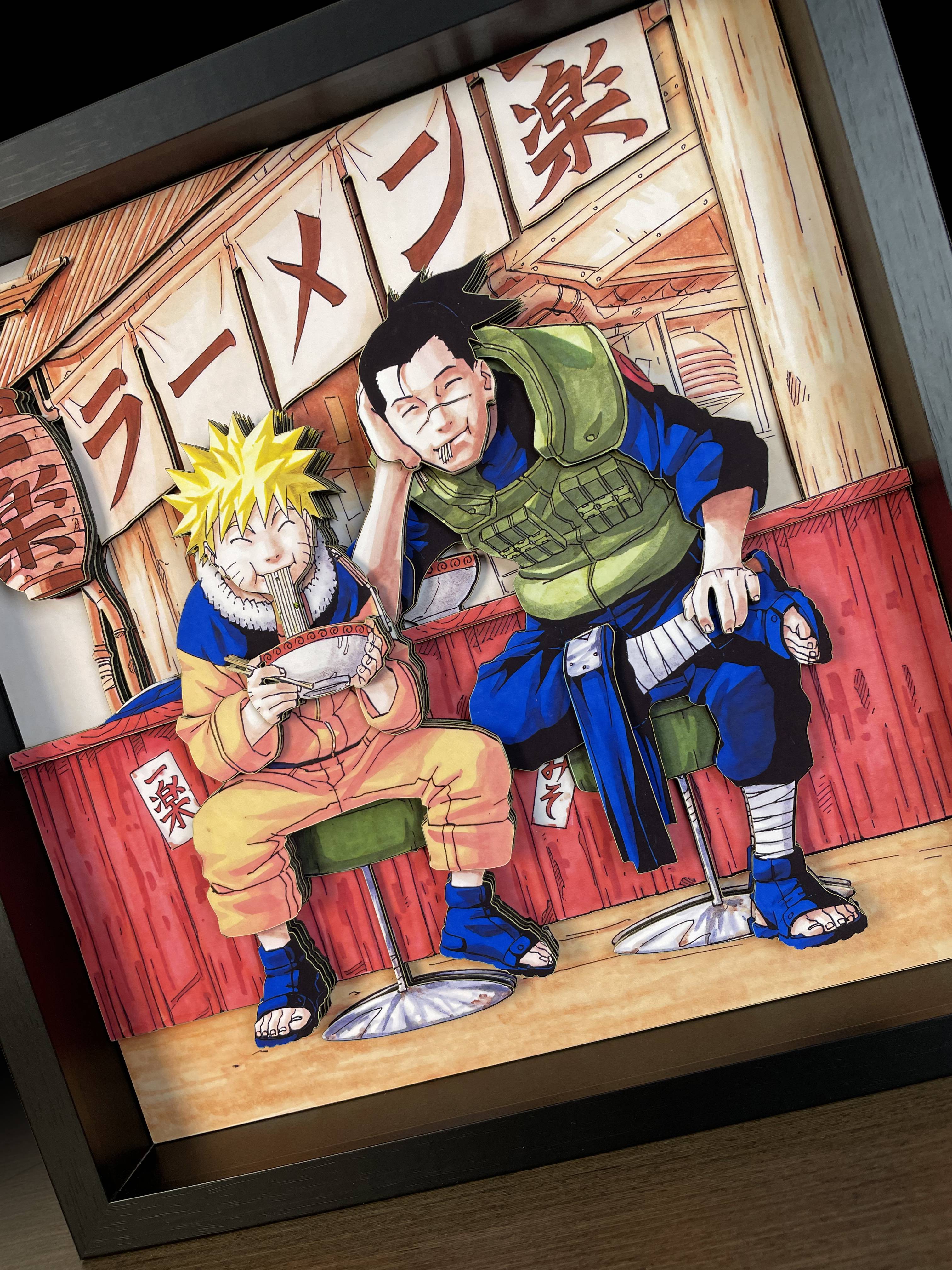 IN-STOCK MOMO Studio Naruto Ramen Restaurant Le Name Scene Naruto Hand