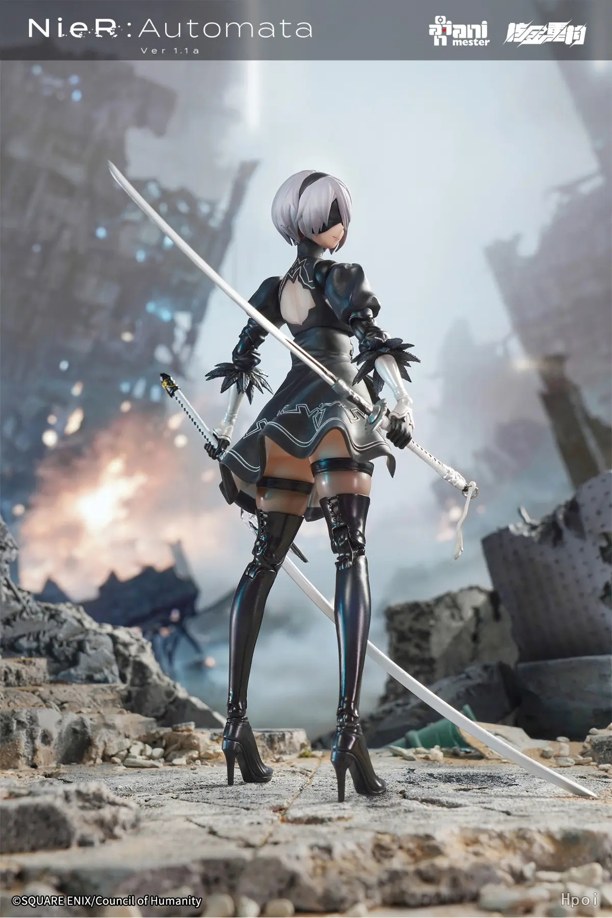 AniMester X Nuclear Gold Reconstruction - YoRHa No.2 Type B - 1/9 Scal