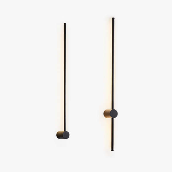 Minimalist Rotatable Linear Outdoor Wall Lamp Black | Las Sola