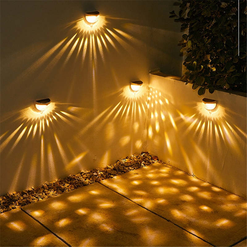 Outdoor solar lights for fence store