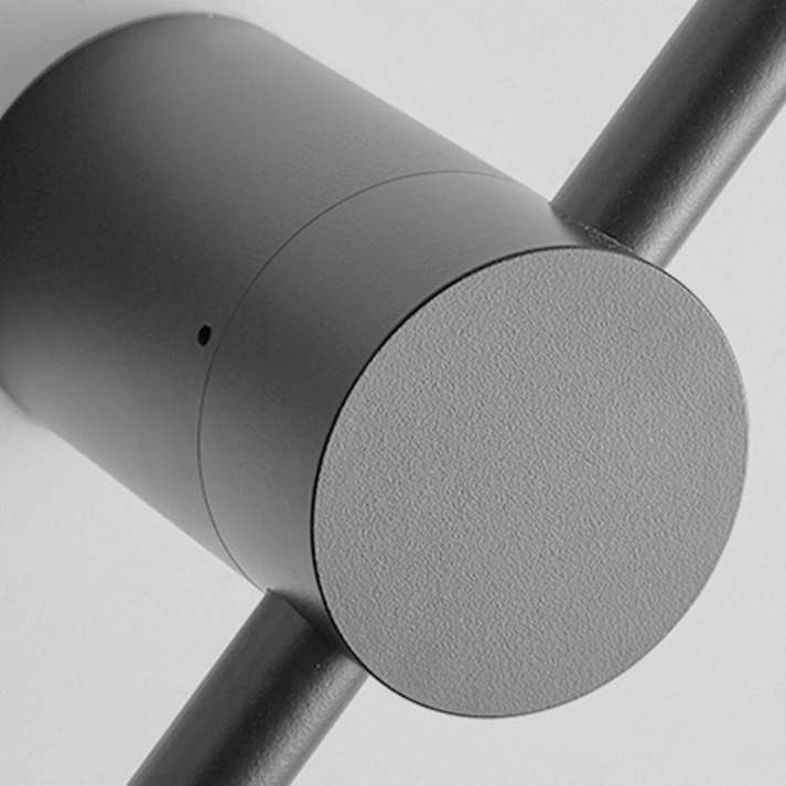 Minimalist Rotatable Linear Outdoor Wall Lamp Black | Las Sola