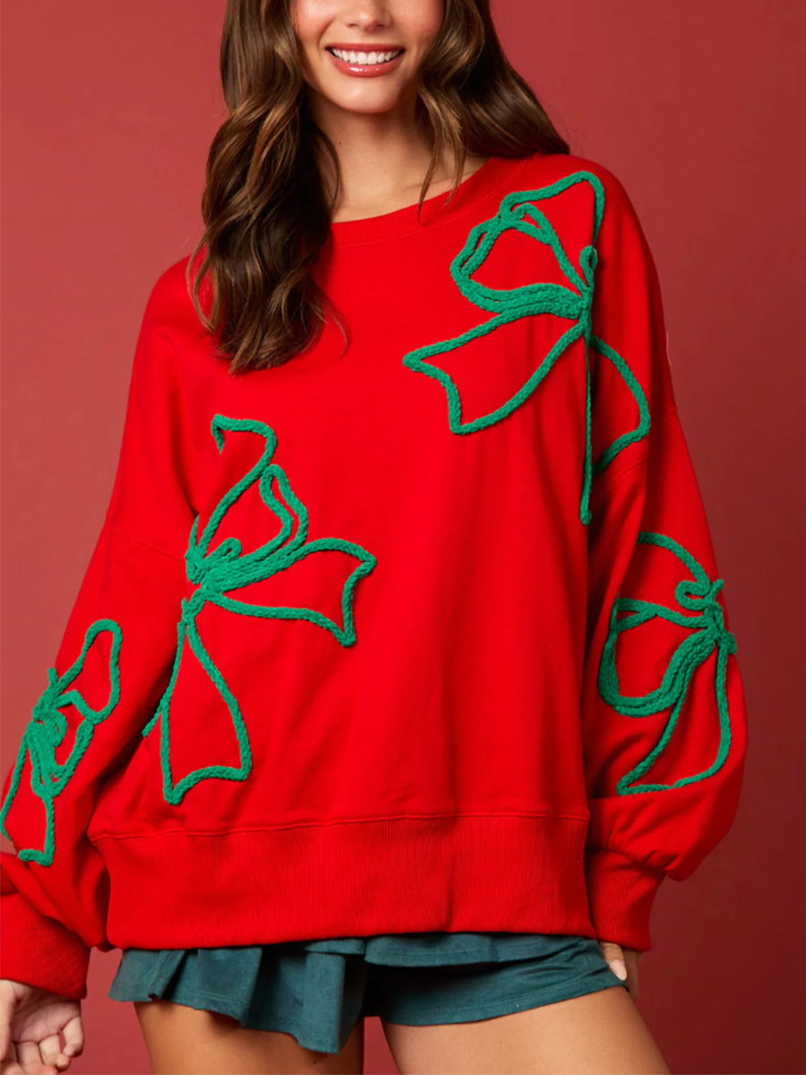 Christmas Bows Sweatshirt – Zephyrol