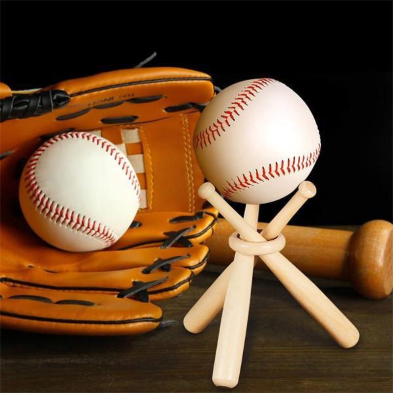 Wooden Baseball Stand Display Holder-Jolura